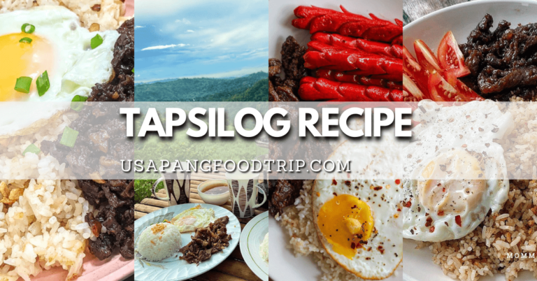 Tosilog Recipe A Filipino Breakfast - Usapang Foodtrip