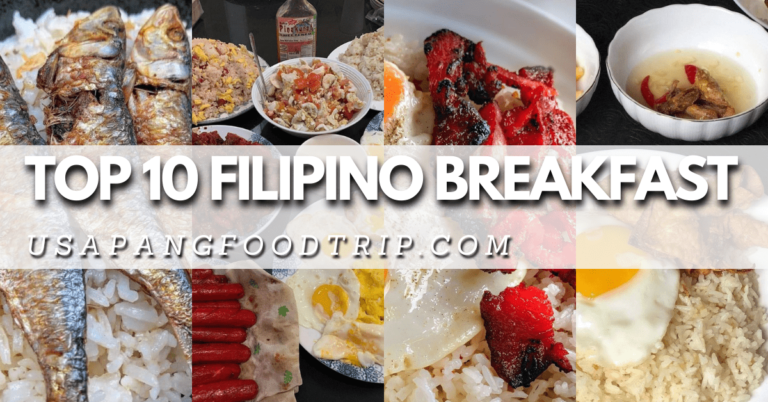 Top 10 Filipino Breakfast Of All Time - Usapang Foodtrip