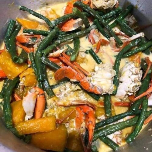 Ginataang Kalabasa at Sitaw with Crabs - Usapang Foodtrip